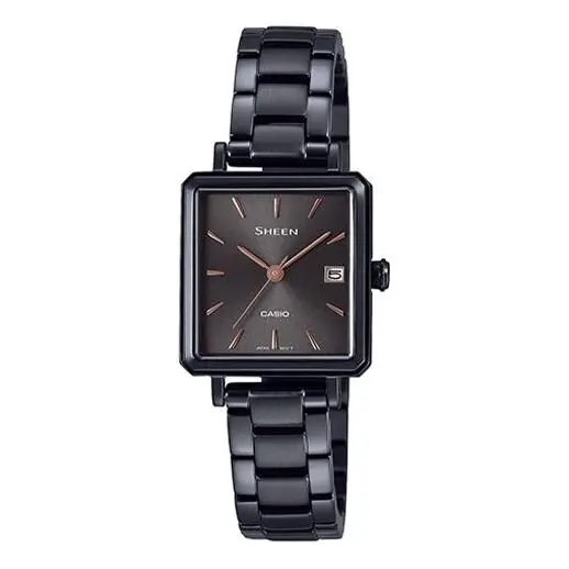 Casio Sheen Quartz Analog Watch With Sapphire Crystal - Black
