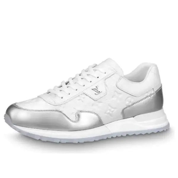 LOUIS VUITTON Run Away Sneakers - Silver/white