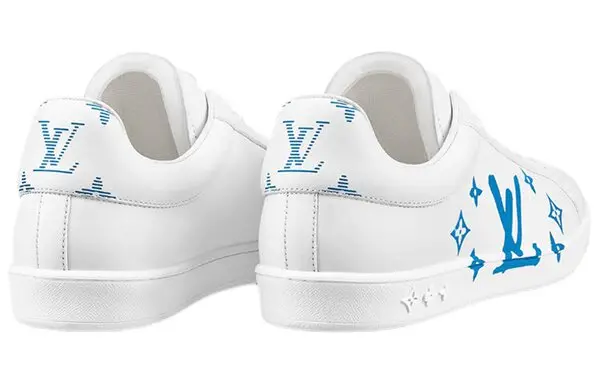 LOUIS VUITTON Luxembourg Samothrace Sneakers - White/blue