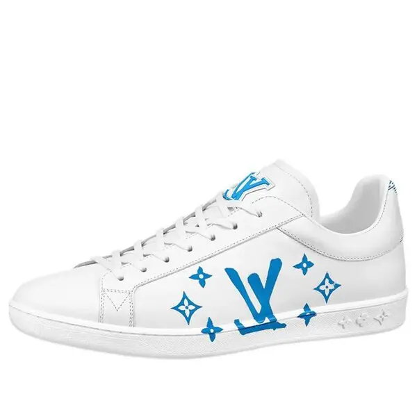 LOUIS VUITTON Luxembourg Samothrace Sneakers - White/blue