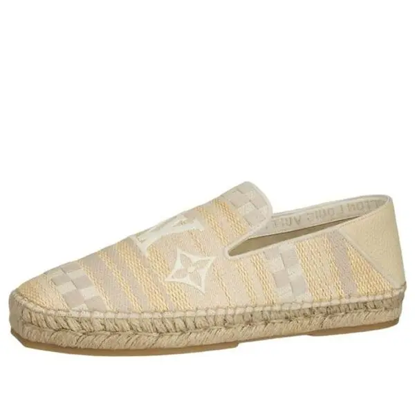 LOUIS VUITTON Bidart Espadrille Shoes - Beige/yellow