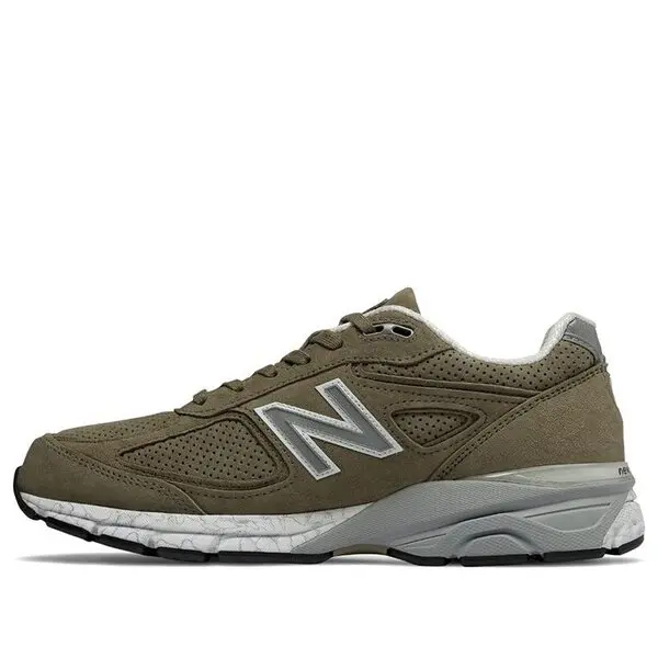 NEW BALANCE 990v4 Athletic Sneakers - Covert Green