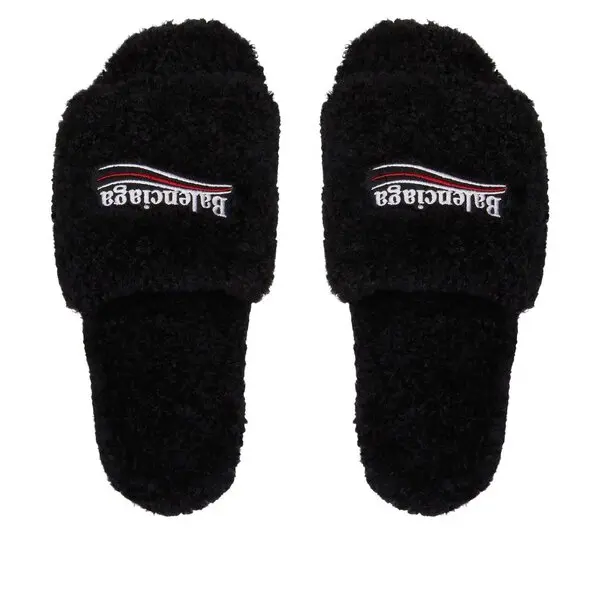 Balenciaga Furry Open Mule