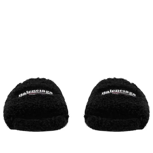 Balenciaga Furry Open Mule