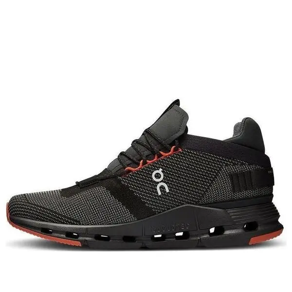 On Cloudnova Sneakers - Black/orange