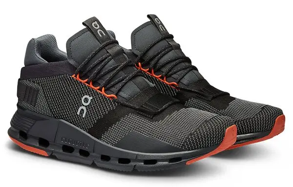 On Cloudnova Sneakers - Black/orange