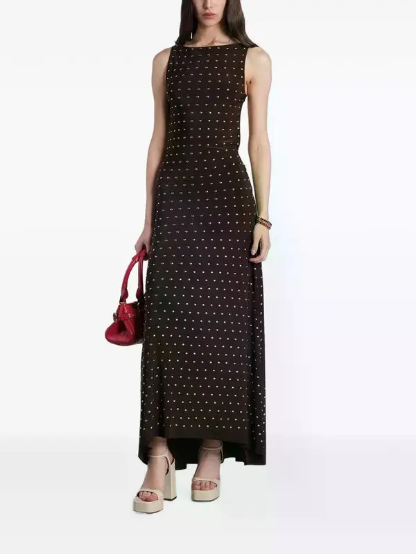 SIEDRES Embellished Open-back Dress