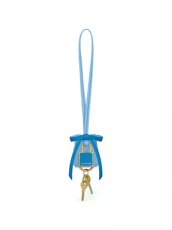 MAISON DE SABRE The Bow Padlock Charm - Blue