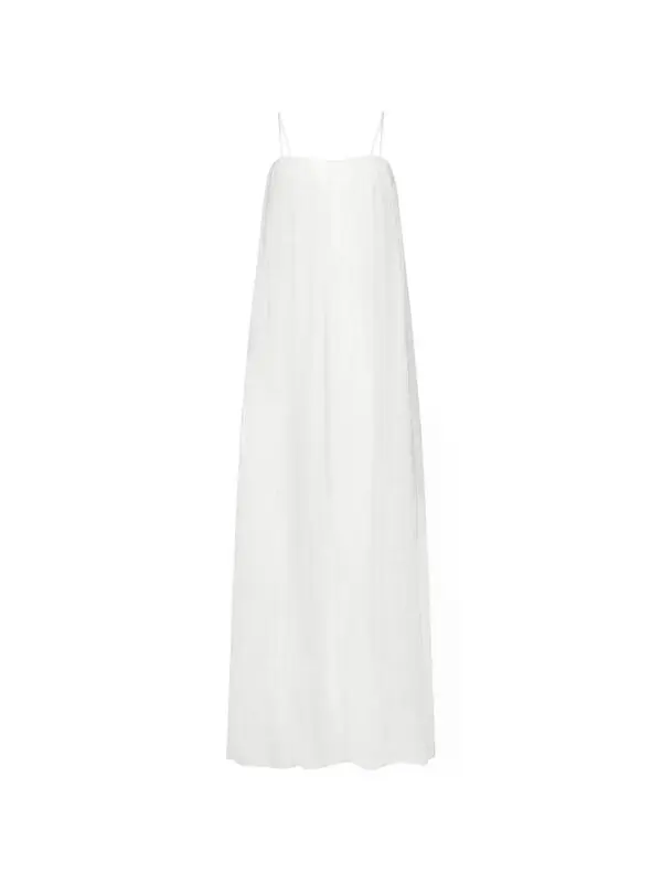 TWP Shirred Column Maxi Dress