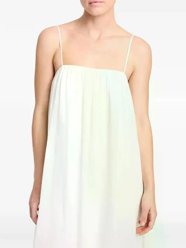TWP Shirred Column Maxi Dress