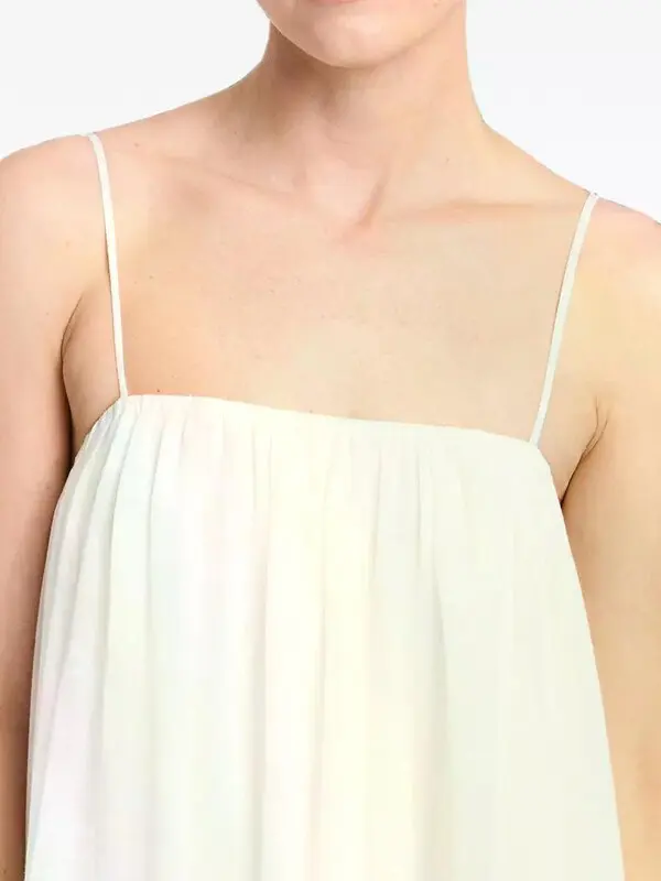 TWP Shirred Column Maxi Dress