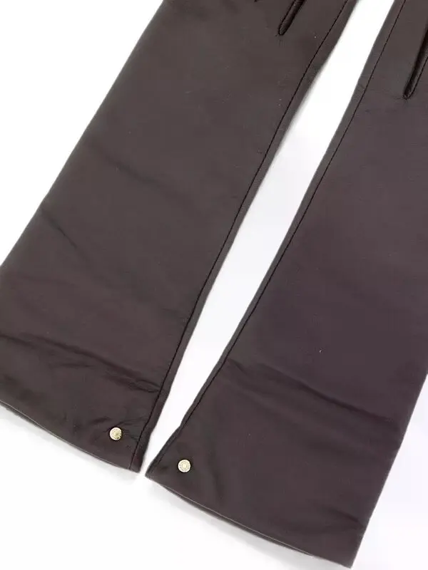 GIANNI CHIARINI Logo-rivet Leather Gloves