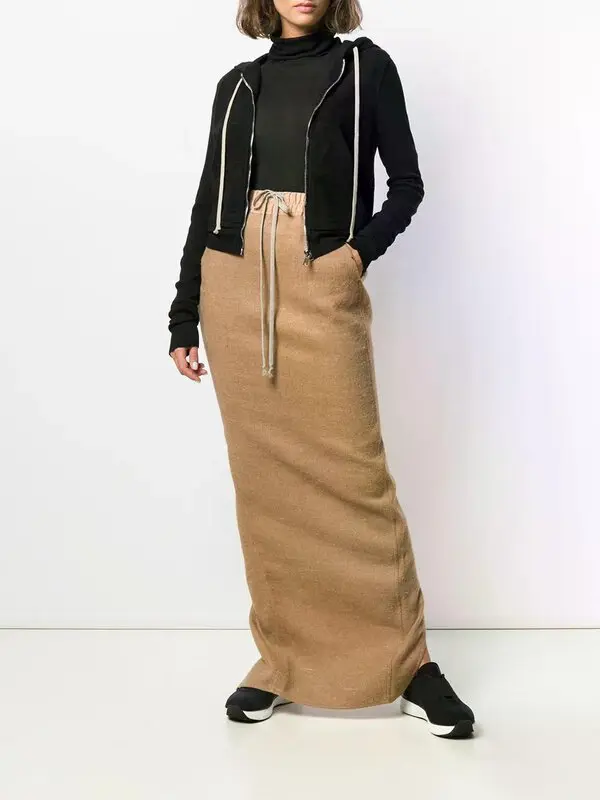 Rick Owens Drawstring Waist Skirt