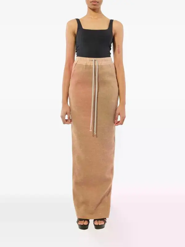 Rick Owens Drawstring Waist Skirt