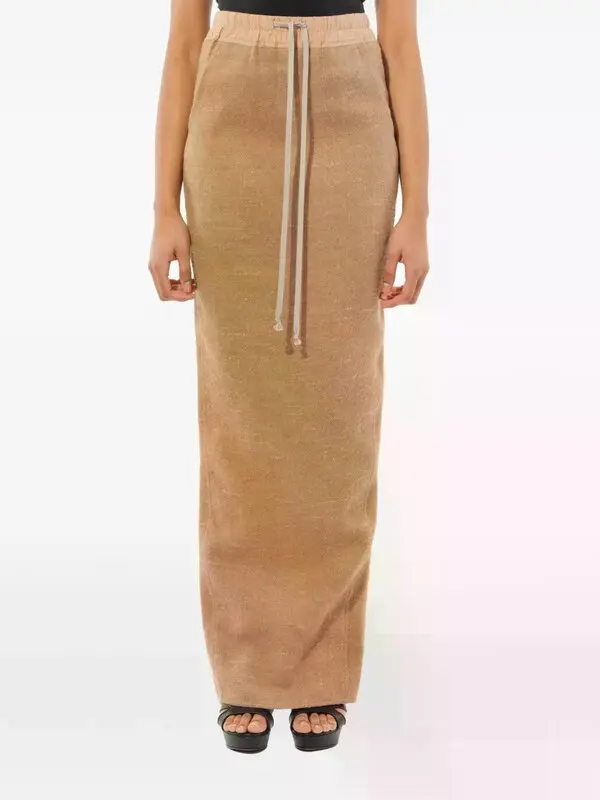 Rick Owens Drawstring Waist Skirt