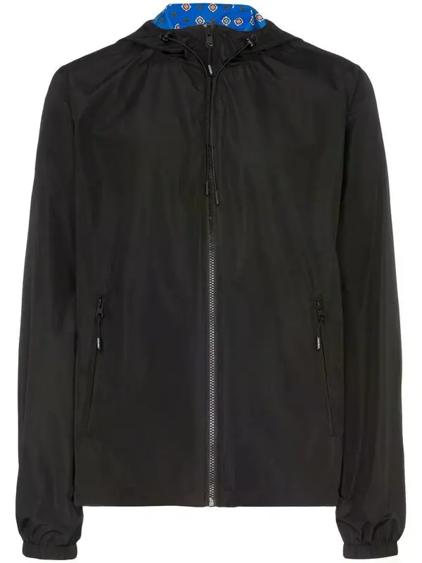 Kenzo Reversible Logo-print Hooded Windbreaker