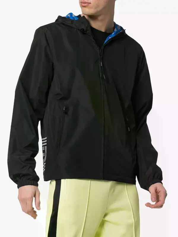 Kenzo Reversible Logo-print Hooded Windbreaker