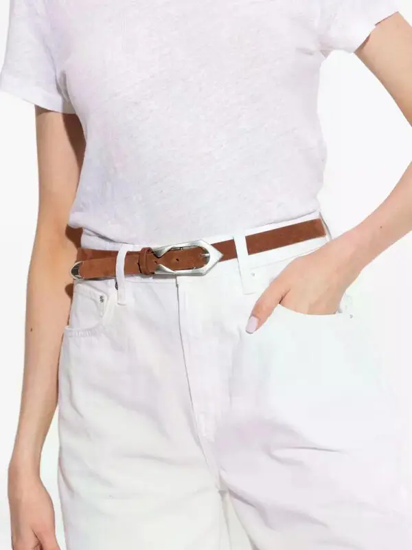 IRO PARIS Adjustable Belt With Silver-tone Buckle