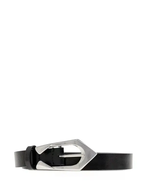 IRO PARIS Geometric Buckle Leather Belt
