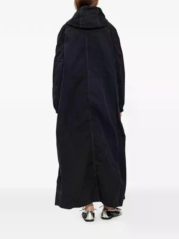 DIESEL® Hooded Crinkled Coat