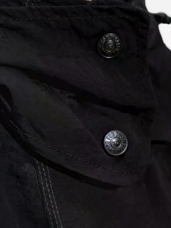 DIESEL® Hooded Crinkled Coat