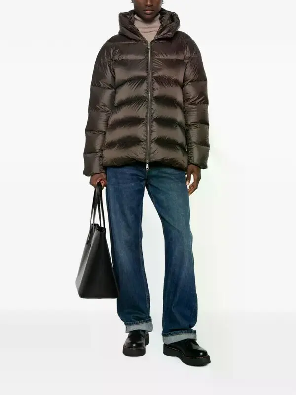 SERGIO MORETTI FIRENZE Quilted Hooded Jacket