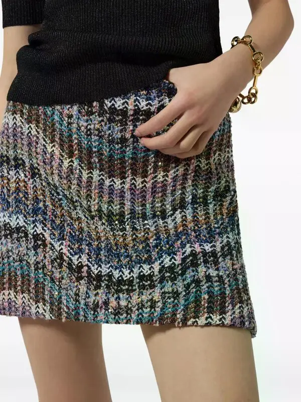 Missoni Zigzag-knit Sequin Embellished Skirt