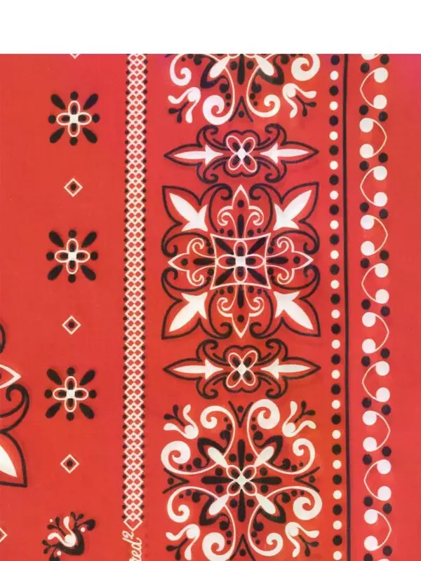 Dsquared2 Paisley-print Cotton Bandana Scarf