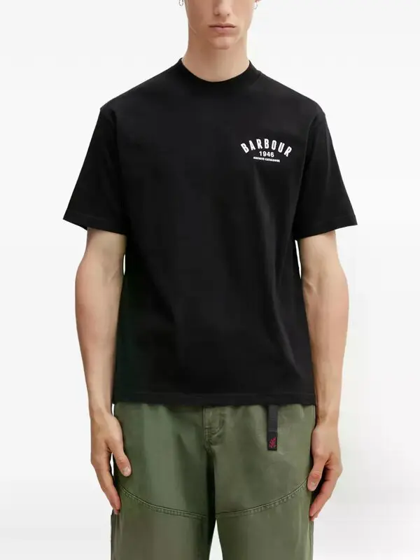 Barbour 1946 Graphic-print Oversize-fit T-shirt - Black