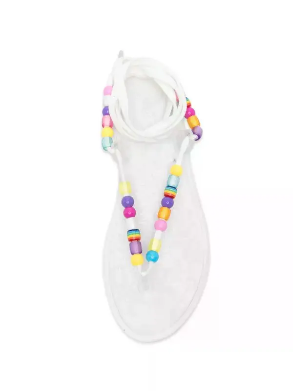 ANCIENT GREEK SANDALS Esther Bead-embellished Sandals