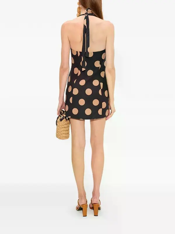 SIMONMILLER Kirra Polka-dot Mini Dress