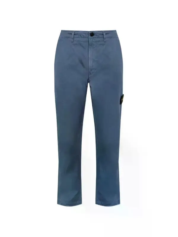 Stone Island Logo Patch Trousers
