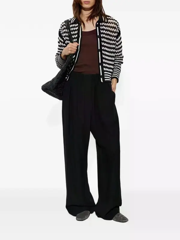 Max Mara Crochet Knit Cardigan