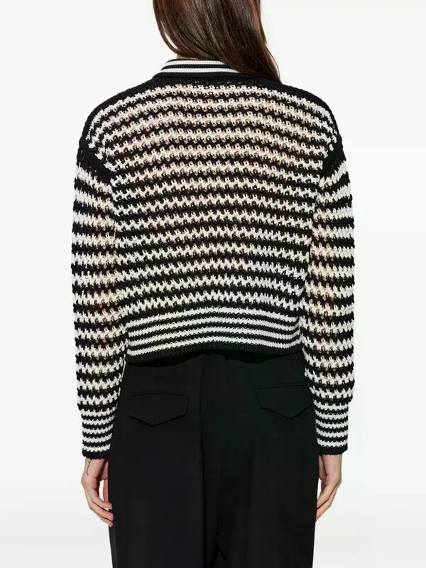 Max Mara Crochet Knit Cardigan