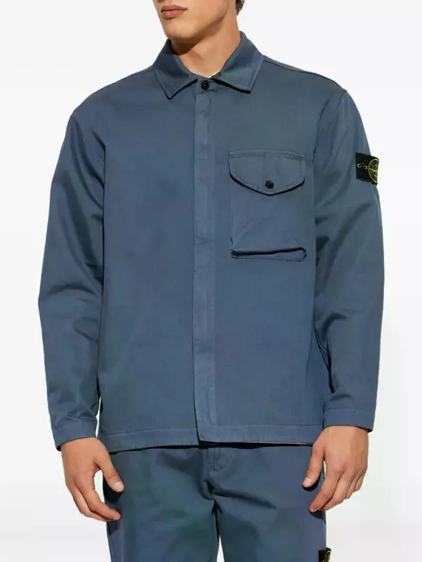 Stone Island Broken Twill Old Effect Overshirt