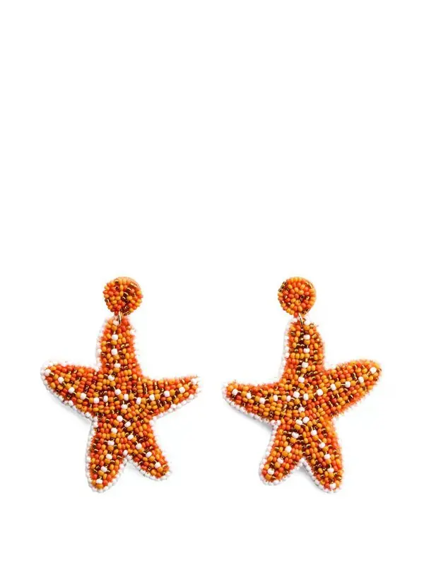 SIMONMILLER Starfish Bead-embellished Drop Earrings