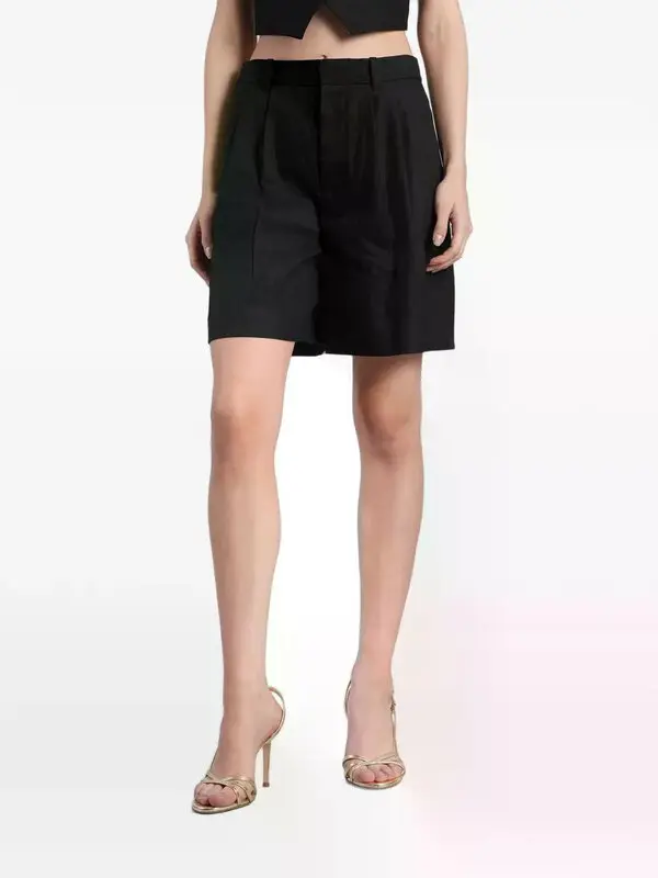Alice + Olivia Pleated Tailored Shorts