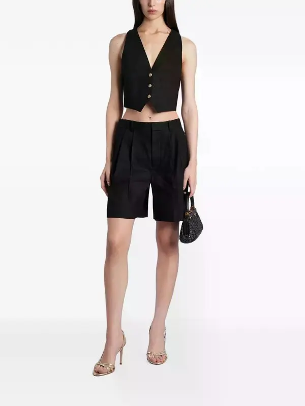 Alice + Olivia Pleated Tailored Shorts