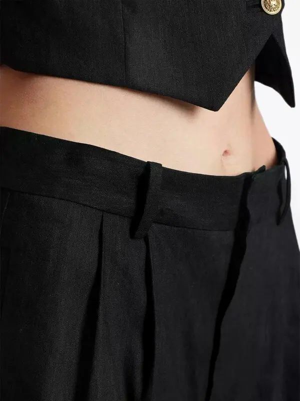 Alice + Olivia Pleated Tailored Shorts