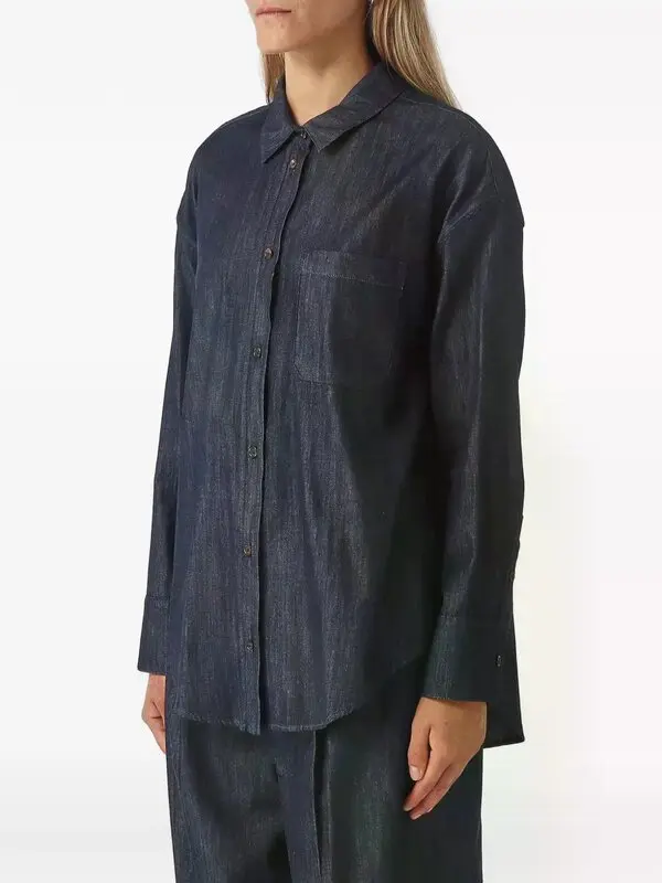 Max Mara Long-sleeve Denim Shirt