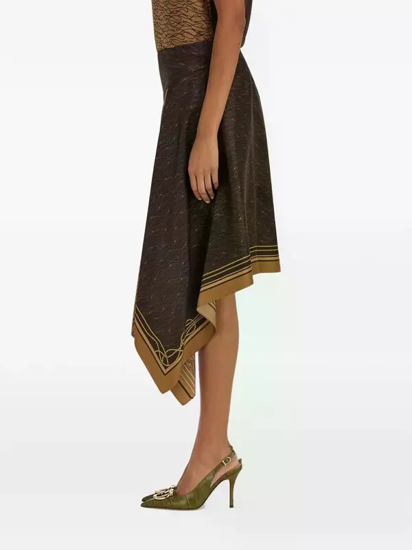 FERRAGAMO Handkerchief Skirt - Brown