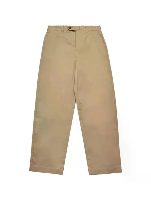 SELECTED Axel Jari Wide-leg Trousers - Neutrals