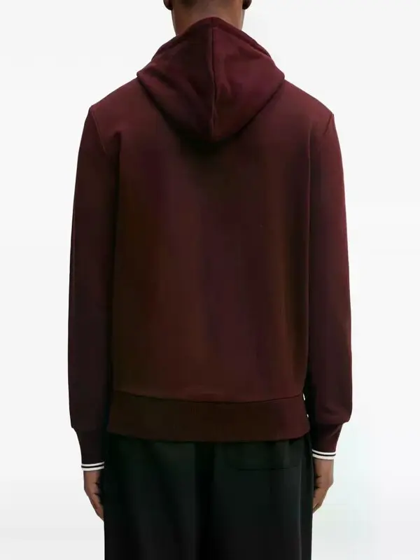 Fred Perry Embroidered Zip-up Hoodie