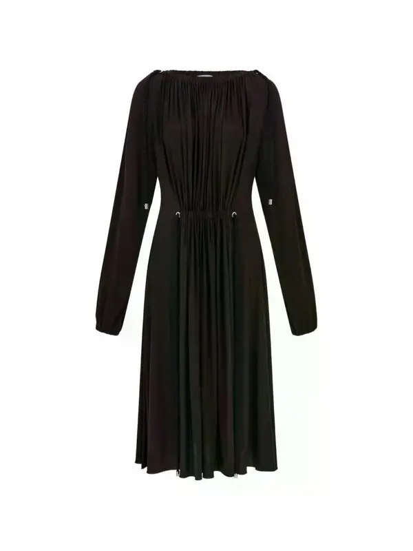 FERRAGAMO Viscose Dress With Gathered Detailing