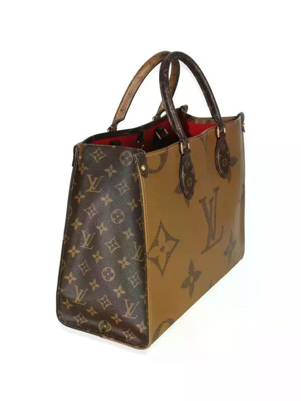LOUIS VUITTON Onthego Mm Monogram Reverse Tote Bag