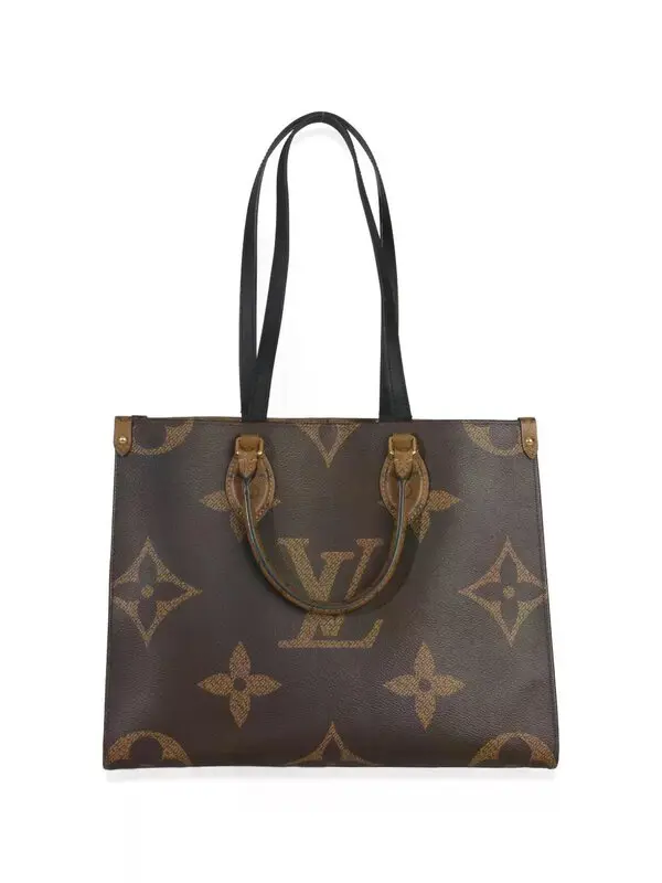 LOUIS VUITTON Onthego Mm Monogram Reverse Tote Bag