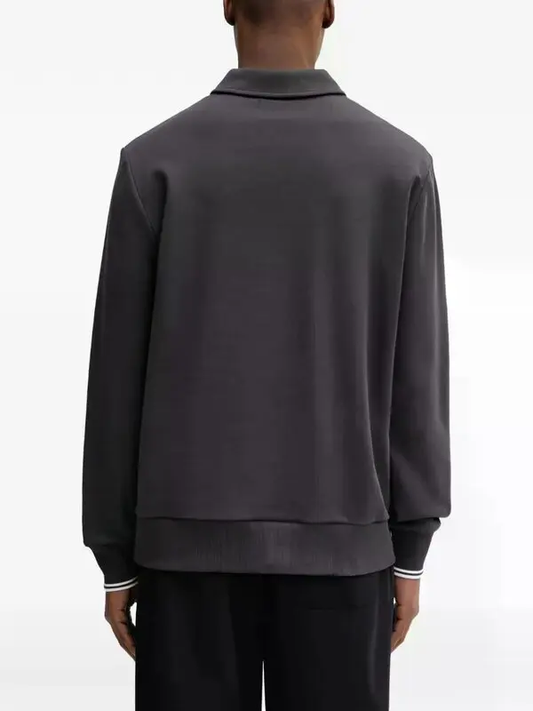 Fred Perry Half-zip Embroidered Logo Sweater