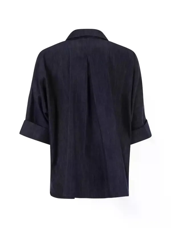 Max Mara Short-sleeve Denim Shirt