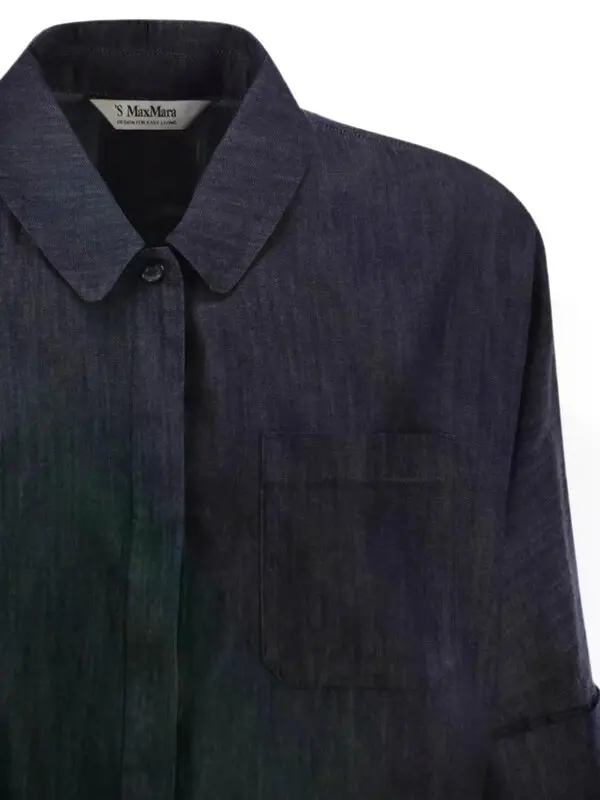 Max Mara Short-sleeve Denim Shirt