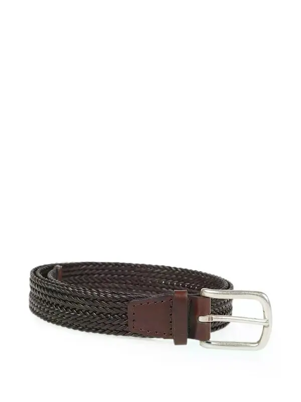 Orciani Braided Leather Belt